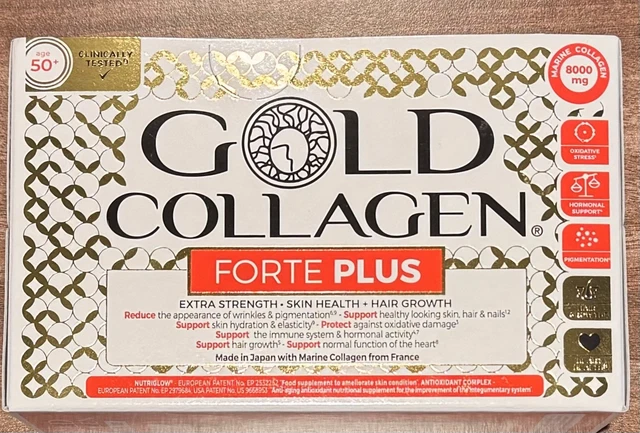 GOLD COLLAGEN FORTE Plus Extra Strength 10 Day Programme 10x50ml £31.90 ...