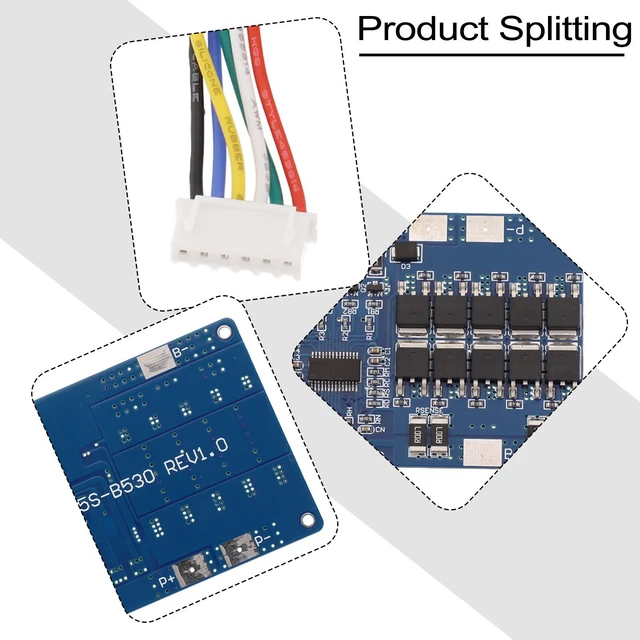 5S 18V 21V 30A battery charging protection PCB board pack power tool ...