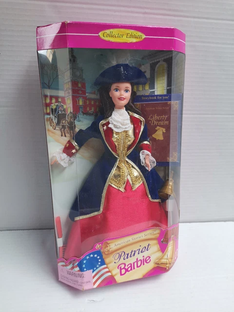 BARBIE DOLL PATRIOT American Stories Liberty History Collector 1996 ...