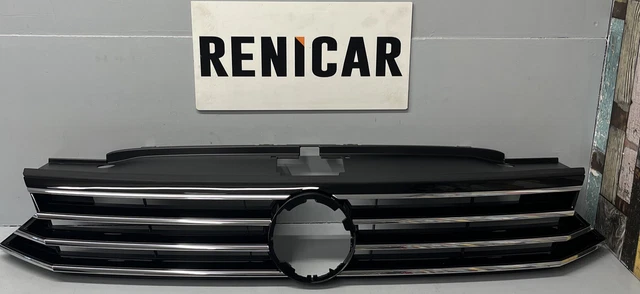 FRONT RADIATOR GRILLE For Passat B8 2015-2020 3G0853651BKZ (Black ...