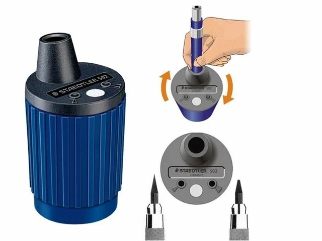 STAEDTLER MARS 502 Lead Pointer Lead Sharpener for Clutch Pencil 2mm ...