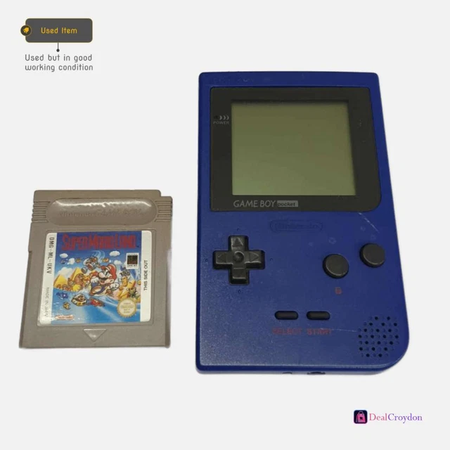 NINTENDO MGB-001 GAMEBOY Pocket Game + Super Mario Land Game Retro £119 ...
