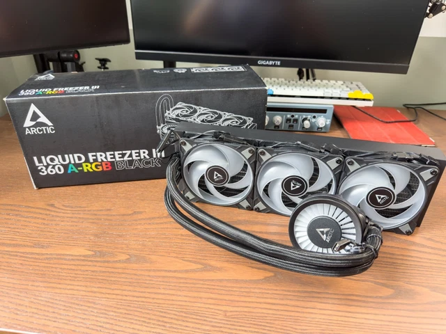 ARCTIC LIQUID FREEZER III 360 mm ARGB All-In-One Hydro CPU Cooler ...