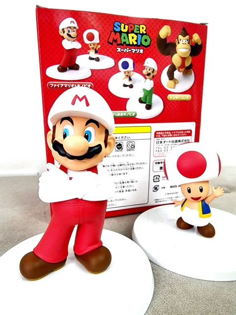 ACTION FIGURE SUPER MARIO Fire Mario E Kinopio Nintendo 2011 vintage ...