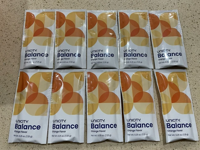 UNICITY BALANCE 10 Sachets Orange Flavour - New £29.90 - PicClick UK