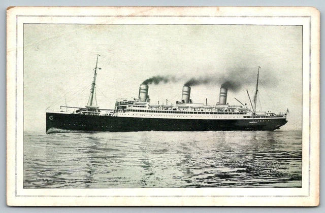 UNITED AMERICAN LINES SS Reliance Steamer Cruise Ship Postcard £6.37 ...