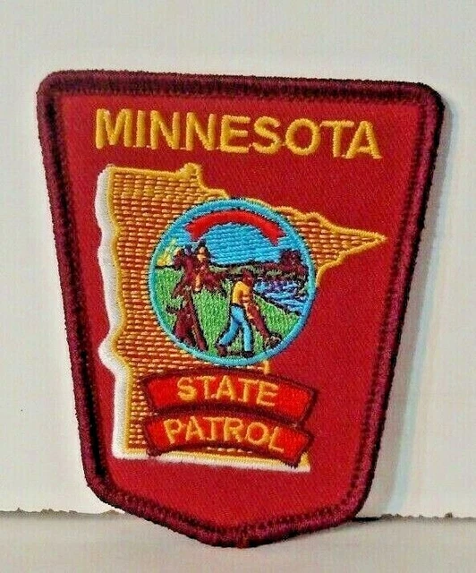 MINNESOTA STATE PATROL POLICE OFFICER patch 3X2&1/2 inch $2.90 - PicClick