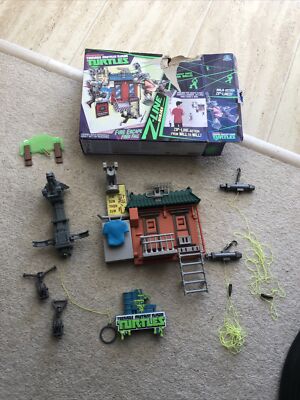 TEENAGE MUTANT NINJA TURTLES FIRE ESCAPE FREE FALL Zip Line £9.99 ...
