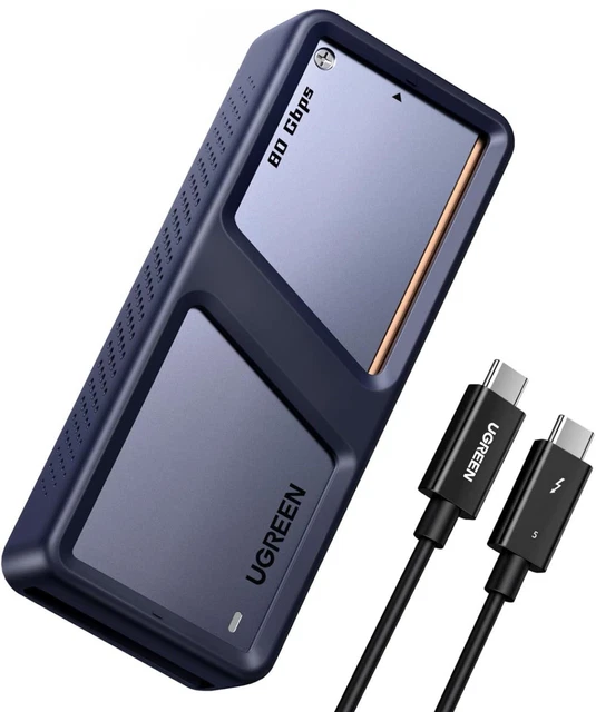 UGREEN 4TB THUNDERBOLT 5 Bus-Powered Portable NVMe SSD External Storage ...