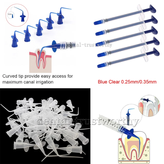 DENTAL ENDO ASPIRATOR Endodontic Root Canal Rinsing Tip Flushing ...