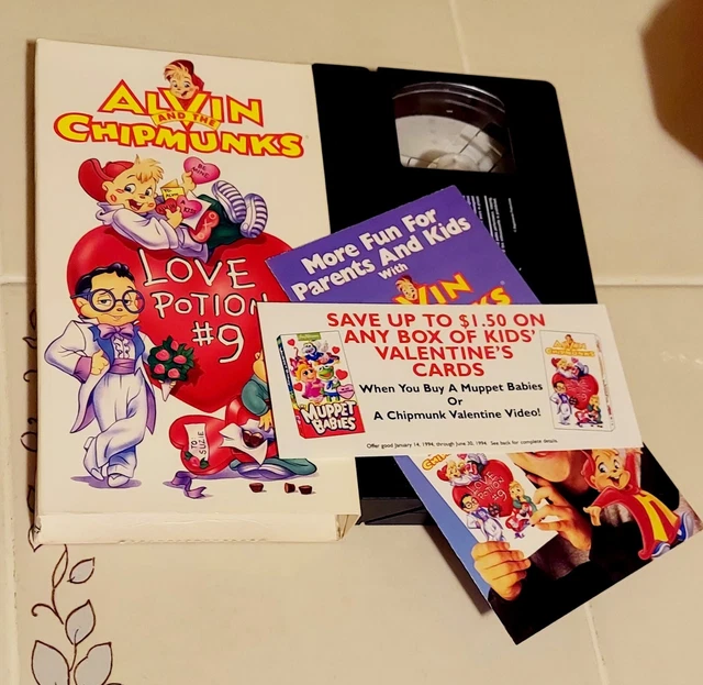 VHS ALVIN AND The Chipmunks Love Potion # 9 Cartoon All Tapes Tested £9 ...