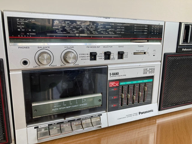 PANASONIC RX C36 Ghettoblaster Boombox Radio Kassette vintage 80s EUR ...