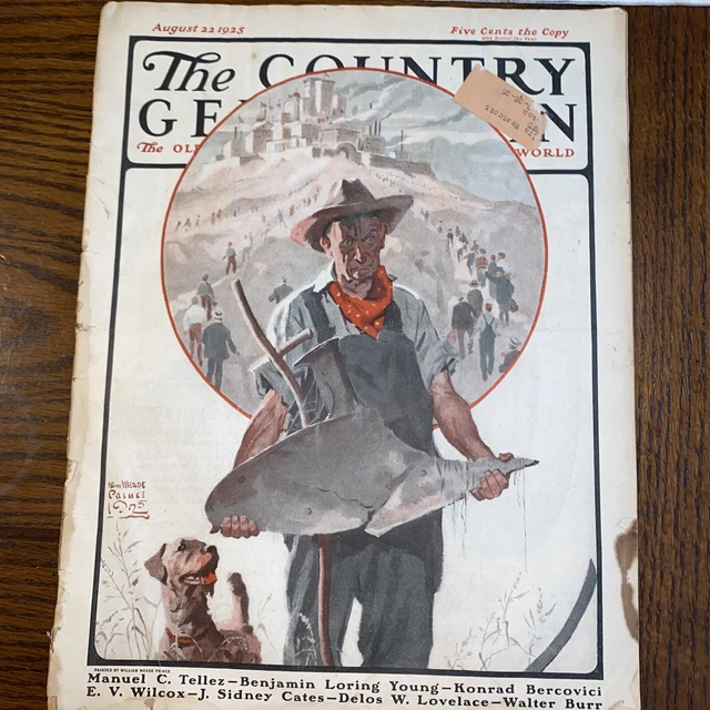 THE COUNTRY GENTLEMAN MAGAZINE 1925 Antique FARMING AGRICULTURE RURAL ...