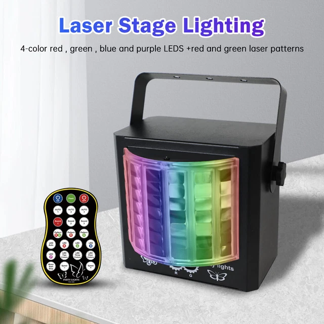 LASER STAGE LIGHTING RGB Pattern Projector LED RGB DJ Disco KTV Show ...