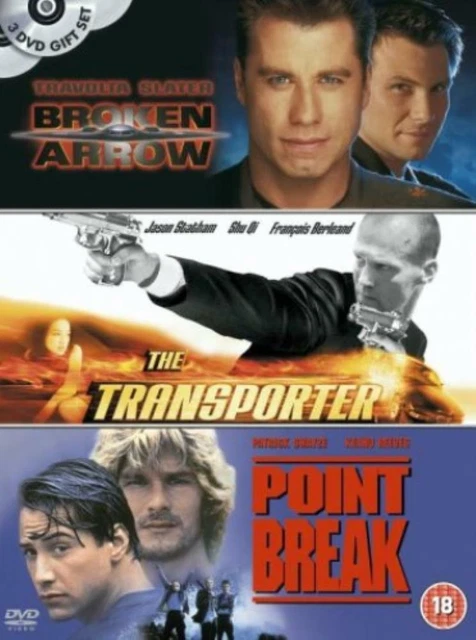 THE TRANSPORTER/BROKEN ARROW/POINT Break DVD Jason Statham (2004) EUR 3,10 - PicClick IT