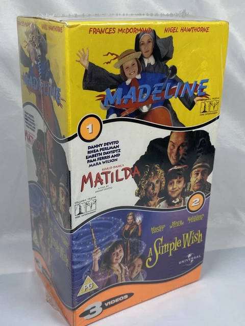 MATILDA MADELINE A SIMPLE WISH VHS Video Tape **NEW & SEALED** TRIPLE ...