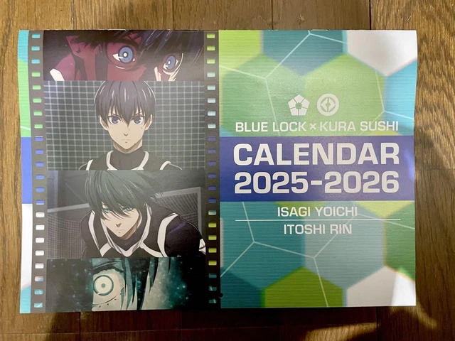 BLUE LOCK KURA Sushi Collaboration Calendar 2025-2026 Kisei Ikuya $63. ...