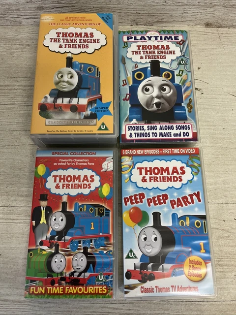 4 X THOMAS the Tank Engine & Friends VHS Bundle Classic Collection ...