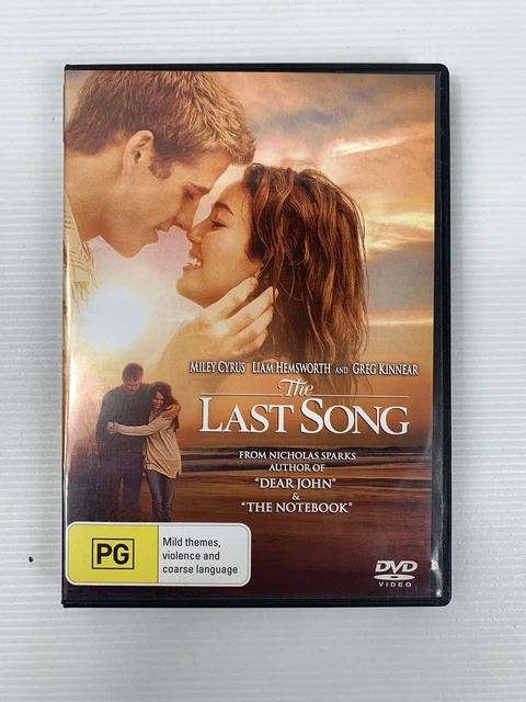 THE LAST SONG Miley Cyrus Liam Hemsworth DVD Movie R4 Free Tracked Post ...