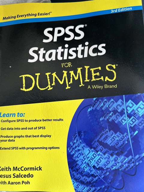 SPSS STATISTICS FOR Dummies 3rd Edn £9.00 - PicClick UK