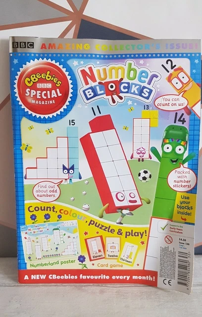 NUMBERBLOCKS CBEEBIES SPECIAL Magazine Issue 130 EUR 2,91 - PicClick DE