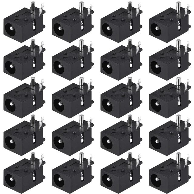 PCB MOUNT 4.0MM x 1.7mm 3 Pin Audio Video DC Connector Socket DC023 ...