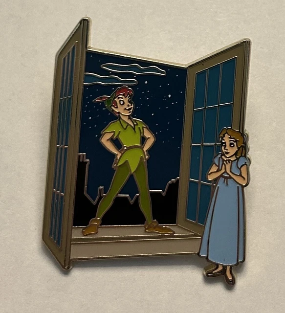 DISNEY - PETER Pan in Window - Wendy London Skyline Pin $7.99 - PicClick