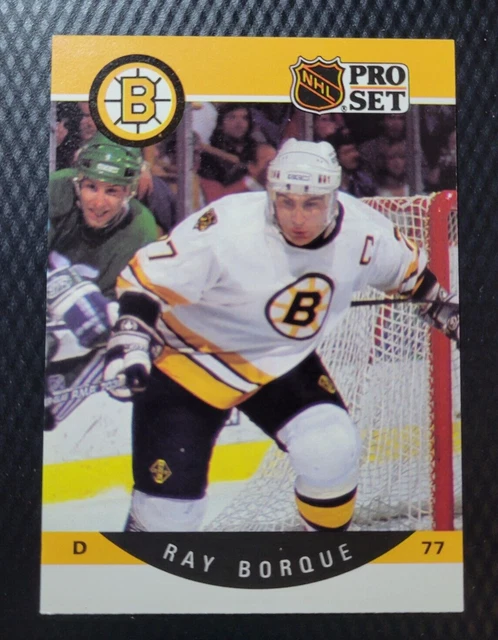 1990-91 PRO SET RAY BOURQUE (Borque) Boston Bruins HOF Hockey LNH ...