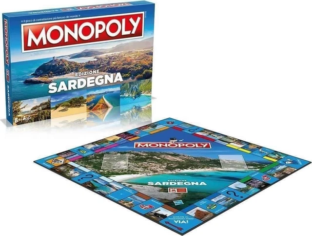 MONOPOLY THE MOST Beautiful Villages of Italy Sardinia Board Game ...