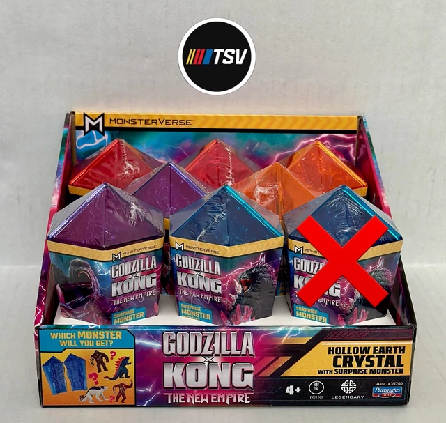GODZILLA X KONG: The New Empire Hollow Earth Mini Surprise Crystal Your ...