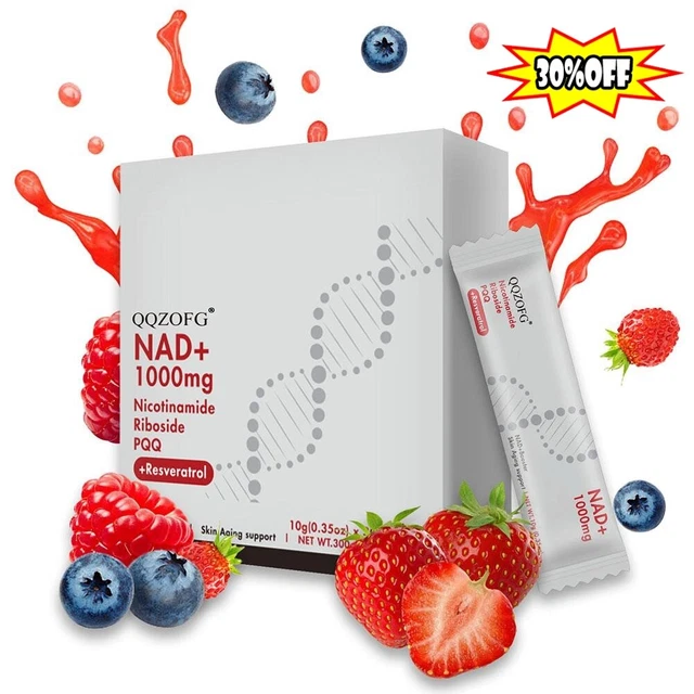 NR1000 - NAD+ Berry Flavor Drink Mix For Skin- Aging Supports Energy ...