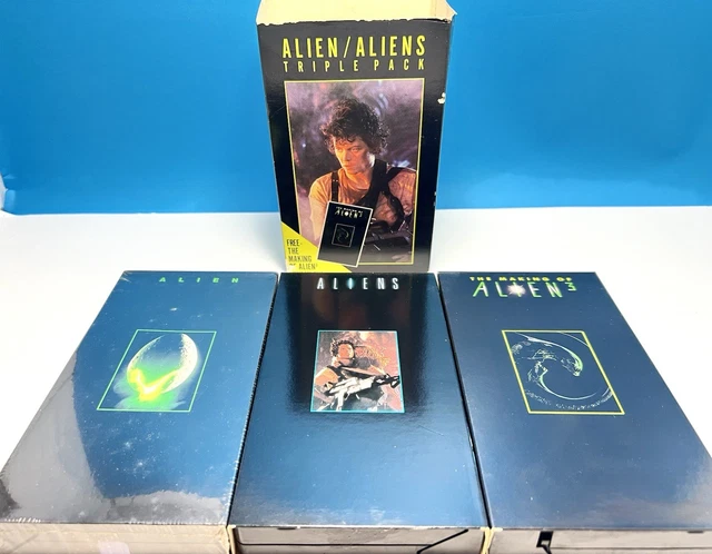 ALIEN TRIPLE PACK VHS Alien Aliens Alien Resurrection Fox Video Alien ...