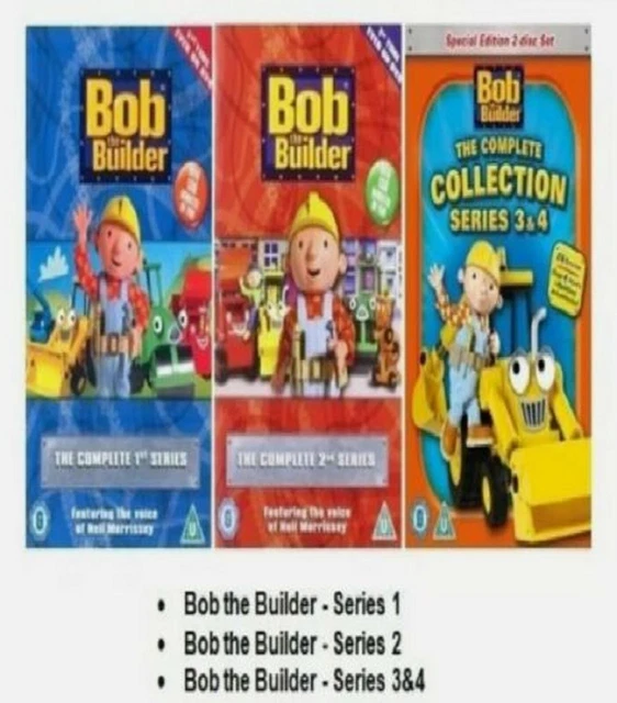 BOB THE BUILDER COMPLETE SERIES 1-4 DVD Season 1 2 3 4 Brand New Sealed ...
