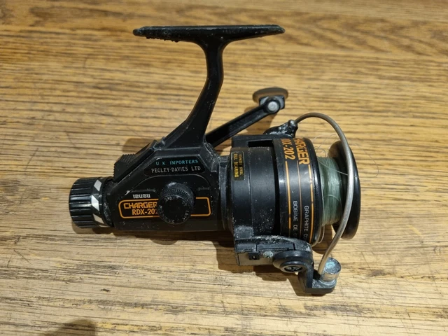 VINTAGE FISHING REEL, Isuzu Charger RDX-202 £35.00 - PicClick UK
