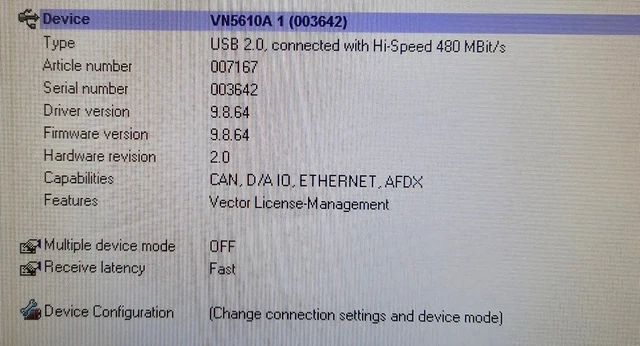 VECTOR CANCASE VN 5610A Mit Full Lizenz Gebraucht Wie Neu EUR 1.500,00 ...