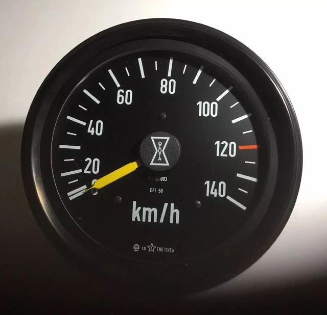 ORIGINAL DEUTA LOKTACHO, Lok Tachometer 140 km/h, EZ61k Führerstand ...