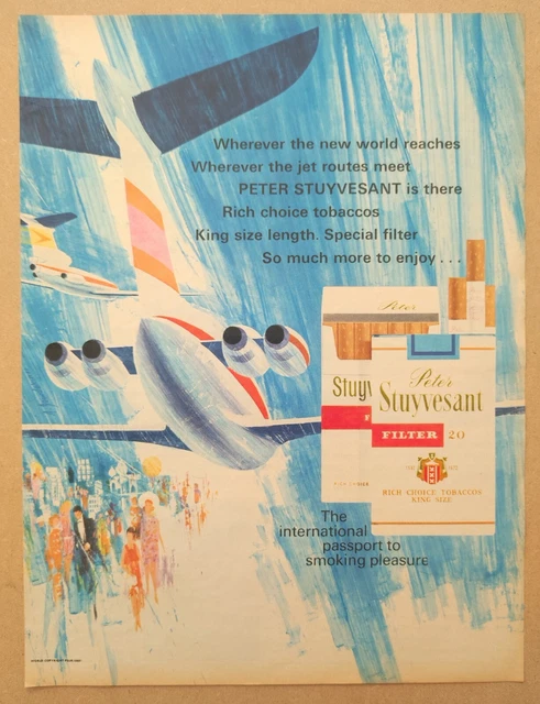 PETER STUYVESANT CIGARETTES Original UK Press Advert 1966 £5.91 ...