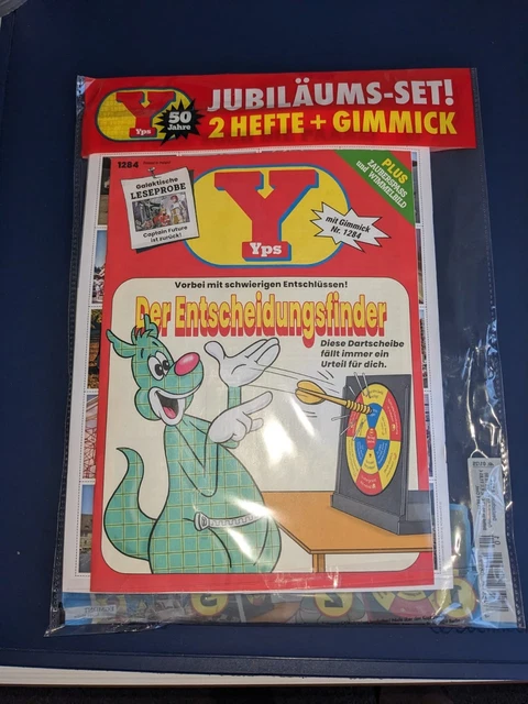 YPS MIT GIMMICK Nr. 1284 Jubiläumsausgabe 50 Jahre Yps 2 Hefte ...