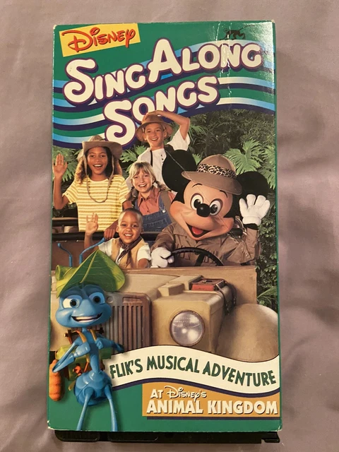 DISNEYS SING ALONG Songs - Fliks Musical Adventure (VHS, 1999) Tested ...