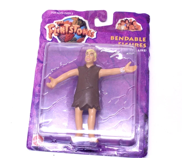 VINTAGE 1993 MATTEL The Flintstones Bendable Figures Barney Rubble £7. ...