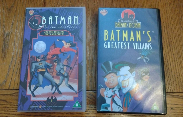 BATMAN AND ROBIN The Animated Series VHS Cassettes Lot Of Two Greatest ...