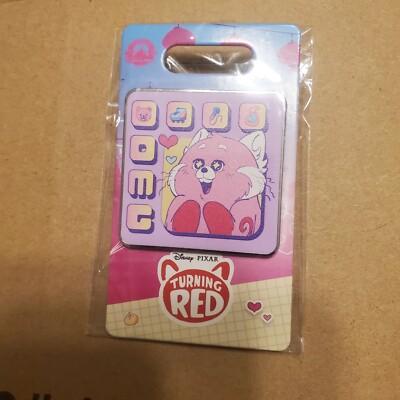 DISNEY PIXAR PIN Turning Red New Movie Disney+ 2022 Red Panda OMG £13. ...