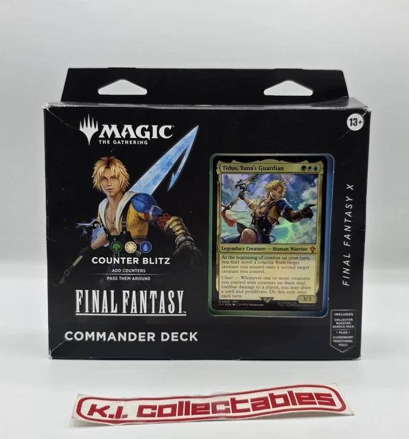 MAGIC: THE GATHERING Final Fantasy X Commander Deck Counter Blitz MTG ...