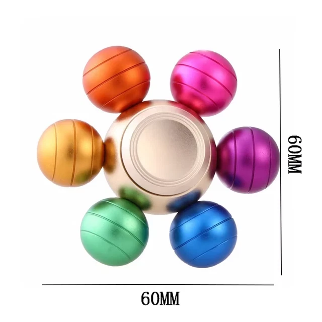 HAND SPINNER METAL anti Estrés Anxiety Fidget Toys Autism Decompression ...