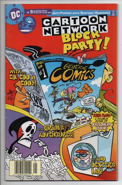 BANDE DESSINÉE CARTOON Network Block Party 3 DC 2005 Dexters Lab Ed Edd ...