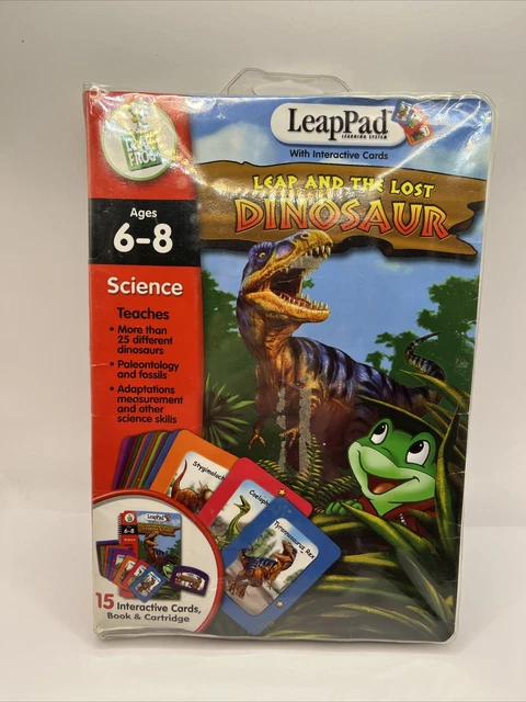 LEAP FROG LEAP Pad Leap and The Lost Dinosaur Cartridge & Book MISSING ...