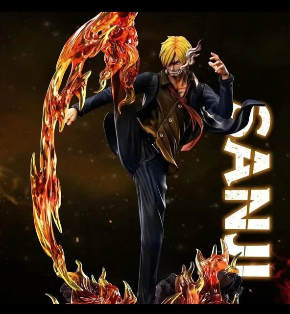 ONE PIECE SANJI Burning Kick Diable Jambe Pose Figure Anime Modell ...