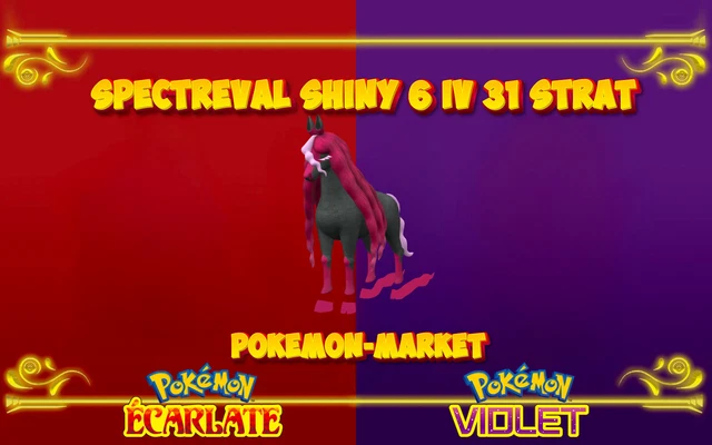 POKEMON ECARLATE VIOLET / Scarlet : Spectreval Shiny 6 IV 31 EUR 4,99 ...