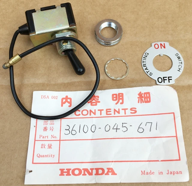 NOS GENUINE HONDA Z50A K0 (USA Models) Ignition Switch (36100-045-671 ...