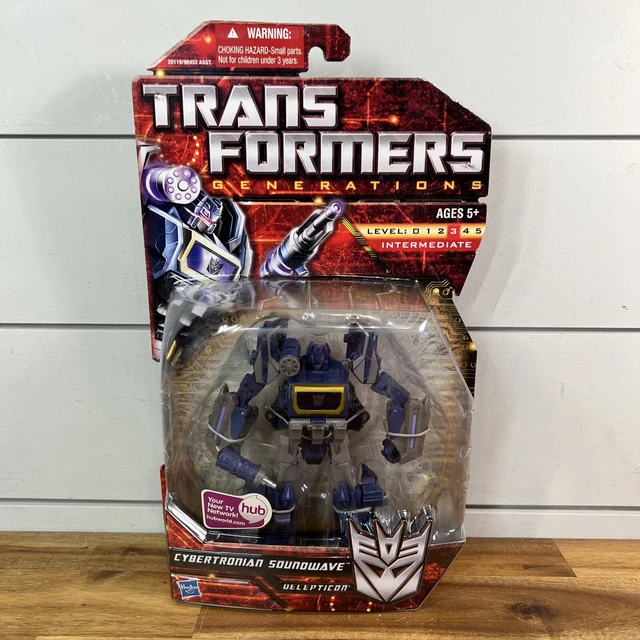 HASBRO TRANSFORMERS GENERATIONS CYBERTRONIAN SOUNDWAVE New Ships Fast ...
